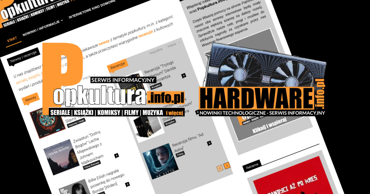 Hardware.info.pl | Popkultura.info.pl - Patronite.pl